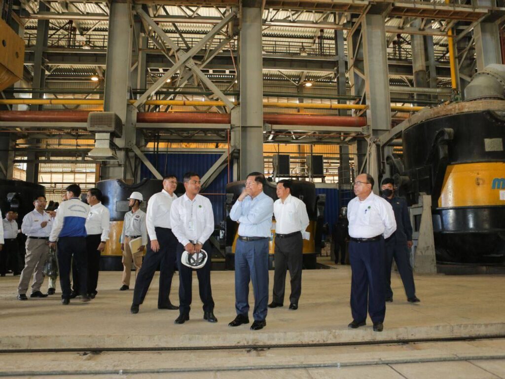 သံရည်ကျိုနည်းစဉ် Romelt ကို အသုံးပြုထားသည့် အမှတ်(၂) သံမဏိစက်ရုံ(ပင်းပက ...